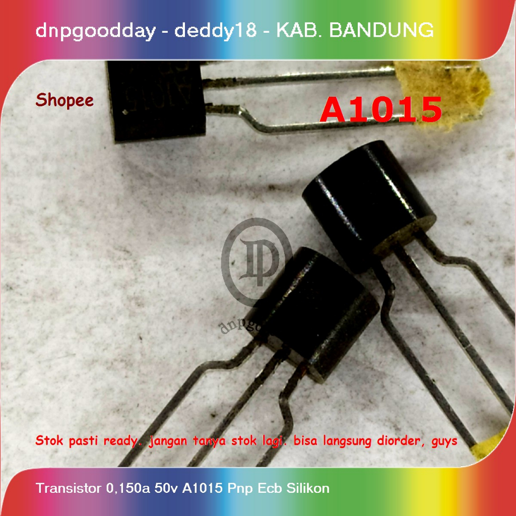 Jual Transistor 0,150a 50v A1015 Pnp Ecb Silikon | Shopee Indonesia
