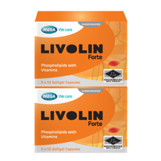 Jual LIVOLIN FORTE FOR LIVER HEALTH SOFTGEL CAPSULE 50S | per strip 10s ...