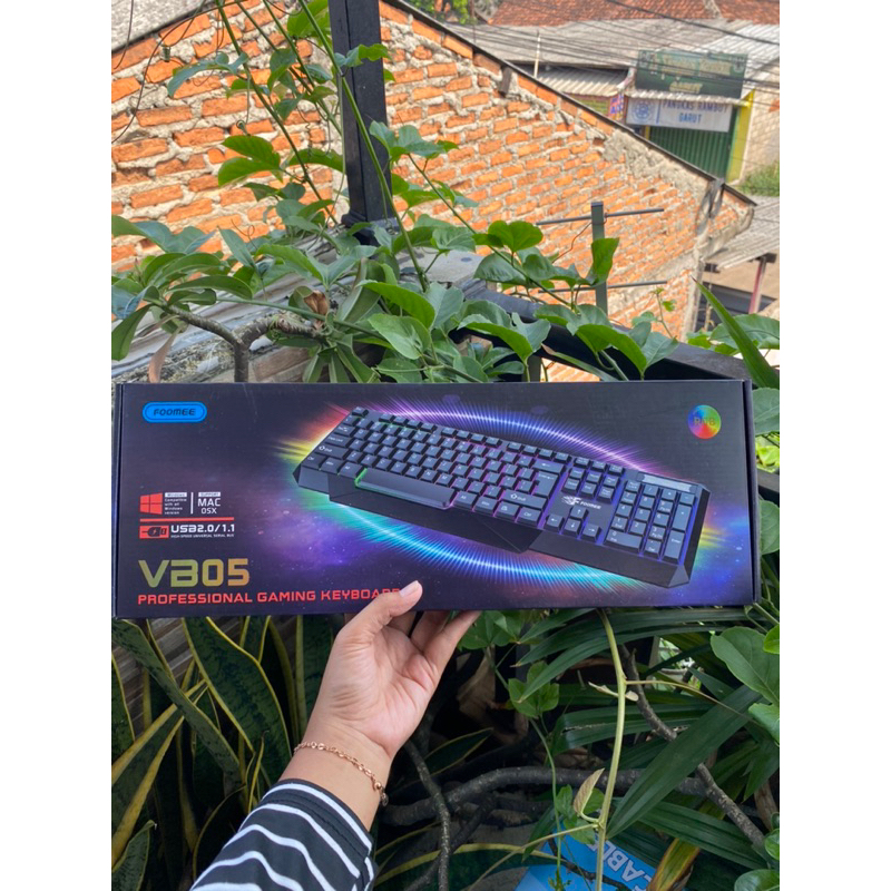Jual Foomee Vb05 Wired Game Keyboard Keyboard Gaming Rgb Foomee