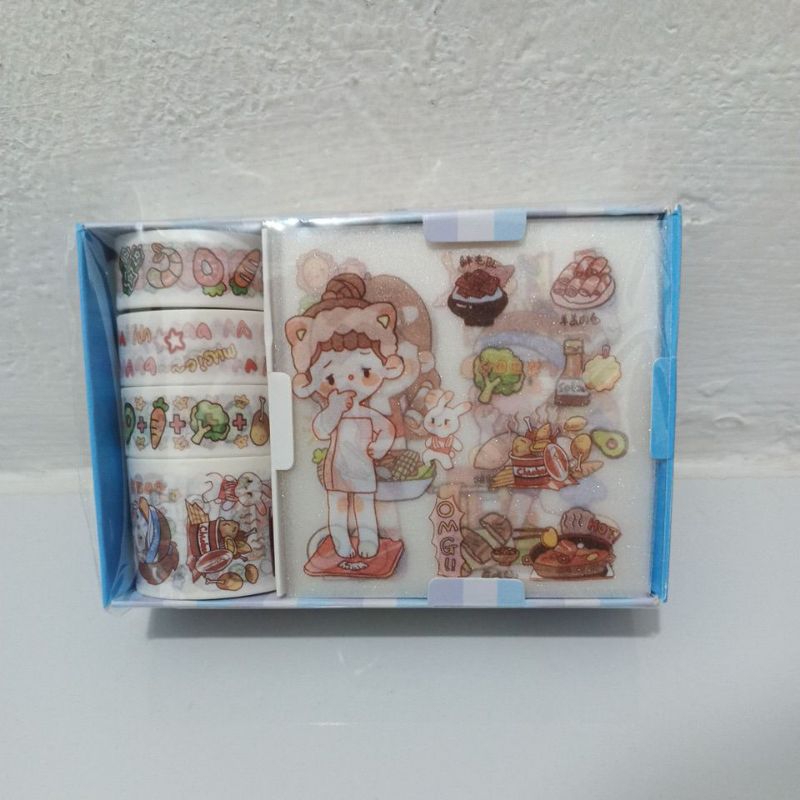 Jual Stiker Momo / Stiker Lucu kotak kecil & Stiker 100 Lembar 4 Warna ...