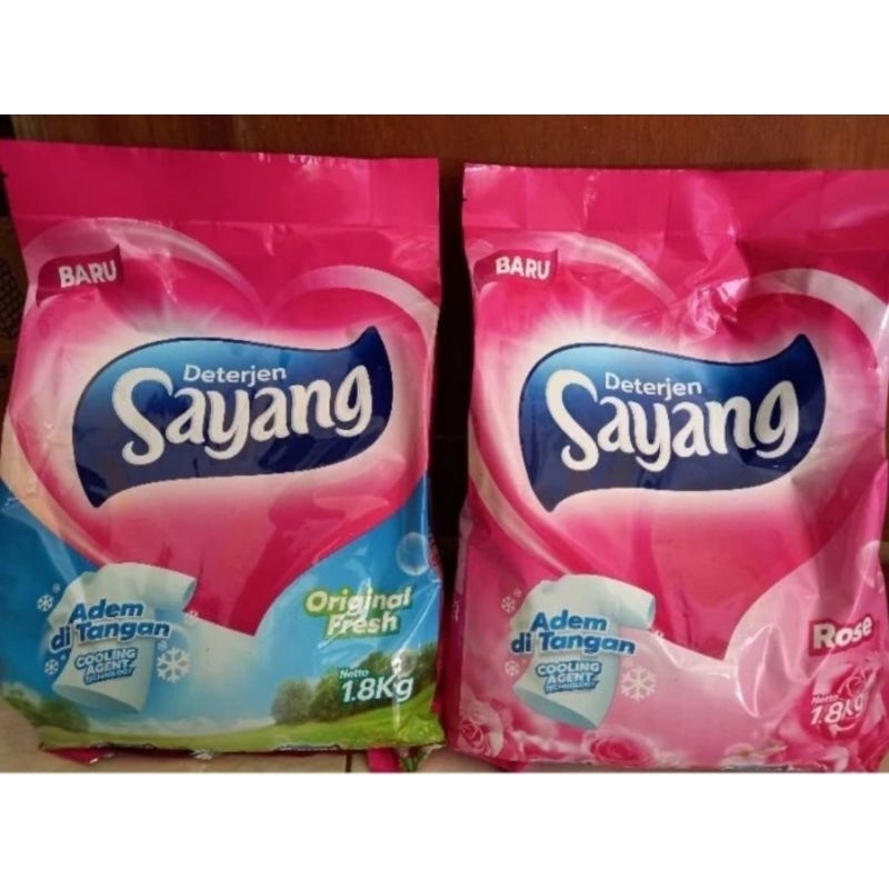Jual Deterjen bubuk sayang 1.8kg (PROMO) | Shopee Indonesia