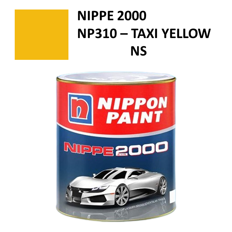 Jual Nippon Paint - Cat Duco NC Nippe 2000 - Kode NP310 (Taxi Yellow) 1 Liter | Shopee Indonesia