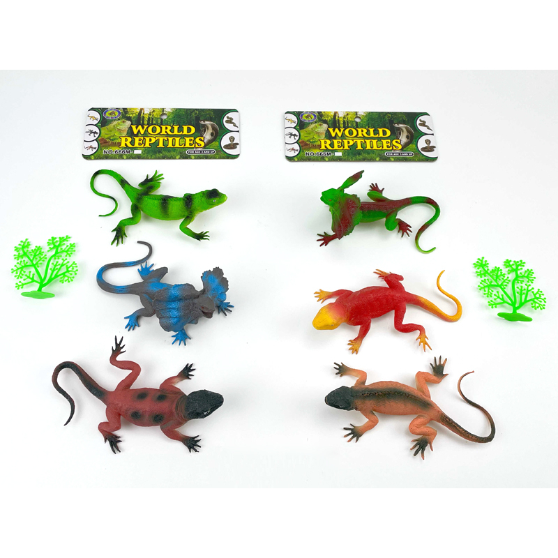 Jual MAINAN ANAK REPTIL KARET KADAL CICAK IGUANA REPTILE WORLD FIGURIN ...