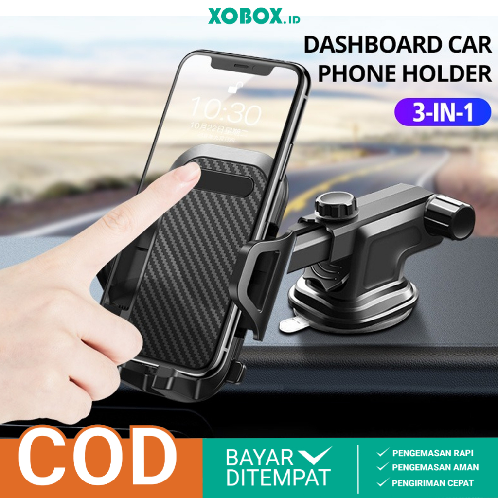 Jual Holder Hp Mobil / Car Holder Kaca Mobil / Holder Dashboard Mobil ...