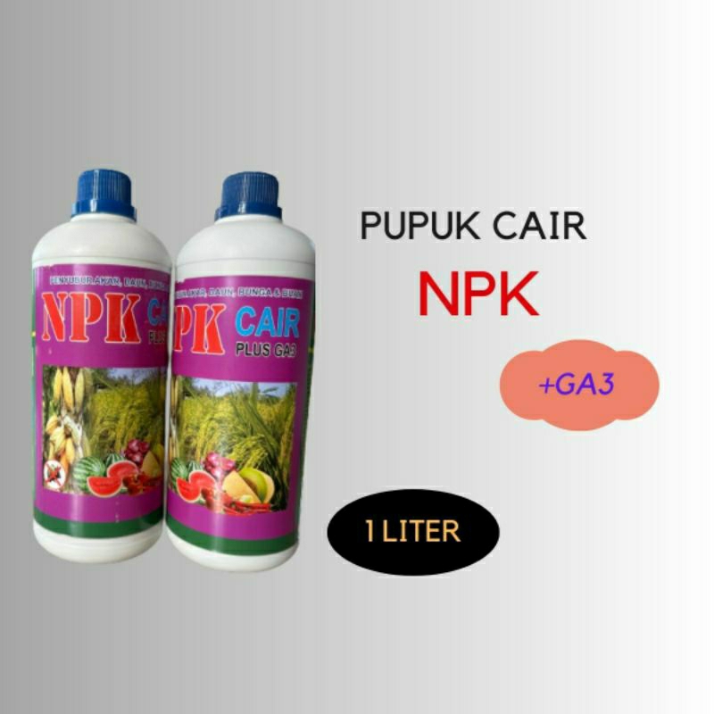 Jual Pupuk NPK CAIR plusGA3 1 Liter | Shopee Indonesia
