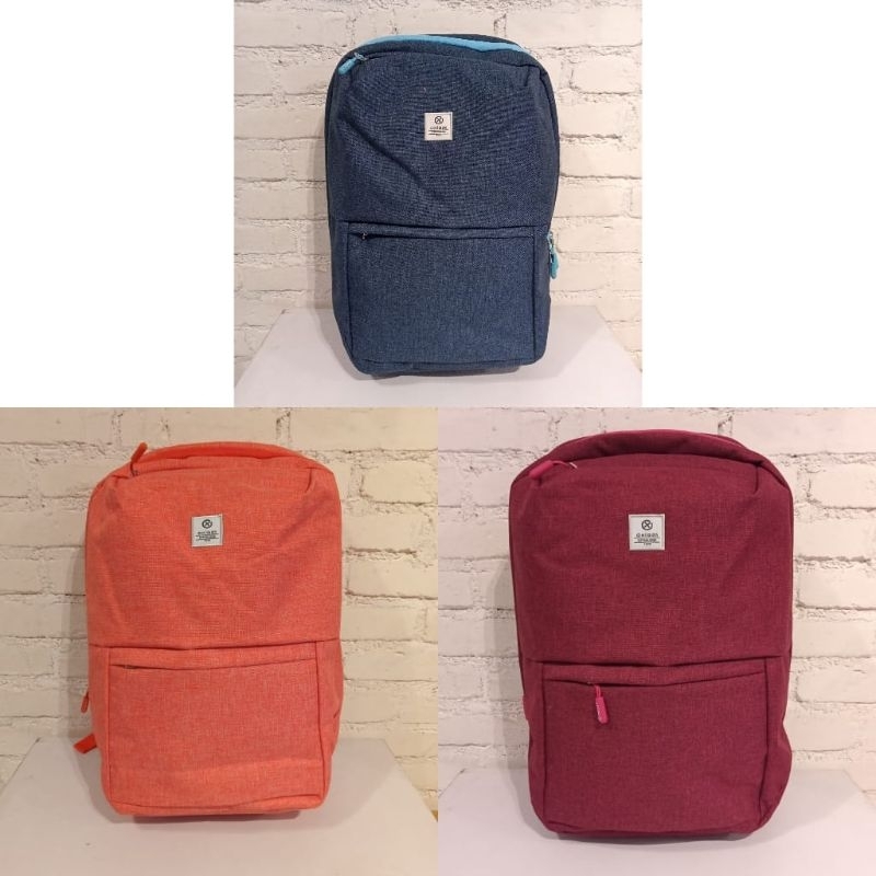 Jual Tas ransel kanvas sekolah laki perempuan ABG Oxygen | Shopee Indonesia