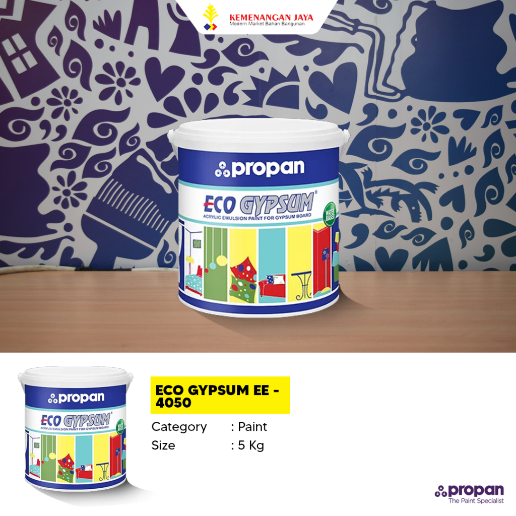 Jual CAT TEMBOK PROPAN / ECO GYPSUM EE 4050 / 5 KG | Shopee Indonesia