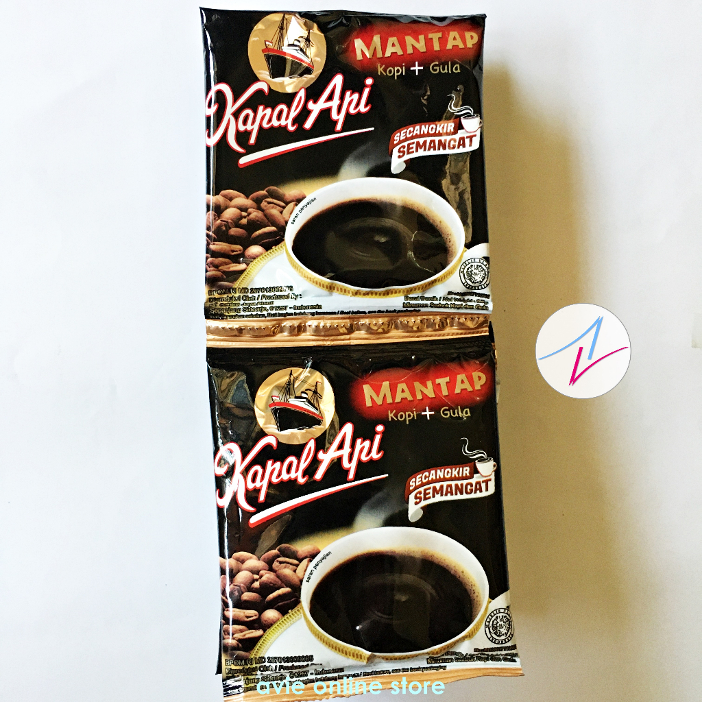 Jual KAPAL API KOPI+GULA RASA MANTAP 1 RENTENG (10 X 25 GR) | Shopee ...
