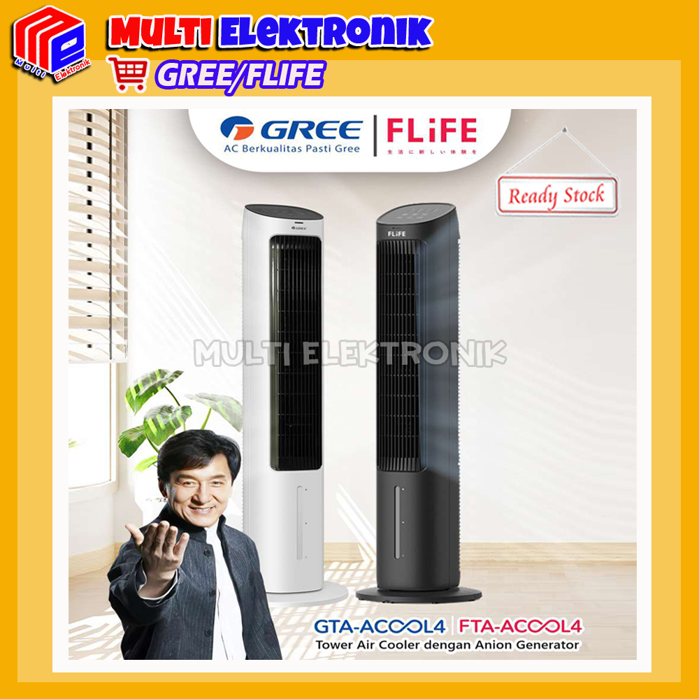 Jual GREE Smart Tower Fan Air Cooler GTA-ACOOL4 Penyejuk Udara Portable ...