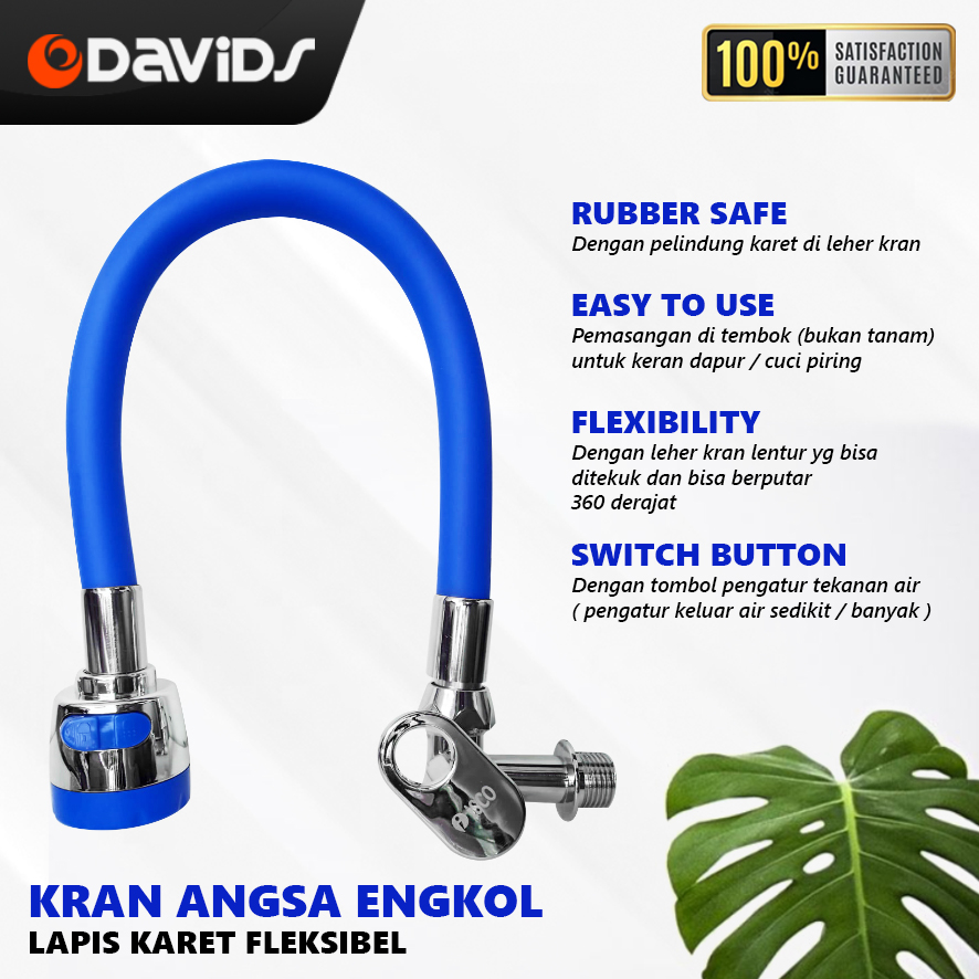 Jual Kran Angsa Fleksibel Keran Air Cuci Piring Dapur Sink Karet Engkol ...
