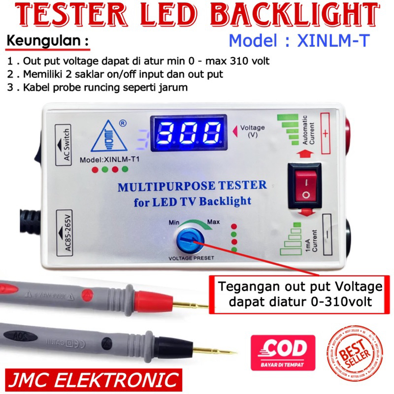 Jual TESTER BACKLIGHT ALAT TES LAMPU LED ALAT UJI TESTER LED BACKLIGHT ...