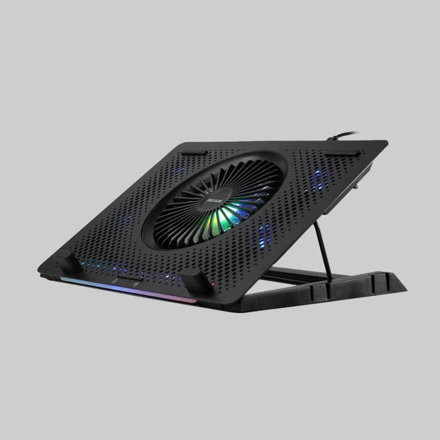 Jual Rexus Cooling Pad / Coolingpad Breeze B150 5 Fan With RGB | Shopee ...