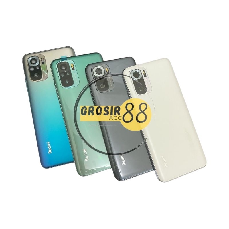 Jual BACK CASING HOUSING FULLSET BACKDOOR + BEZEL XIAOMI REDMI NOTE 10 ...