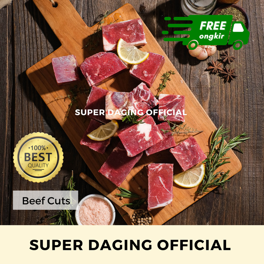 Jual Daging Sapi Rendang Impor / Beef Topside 1kg - Super Daging ...