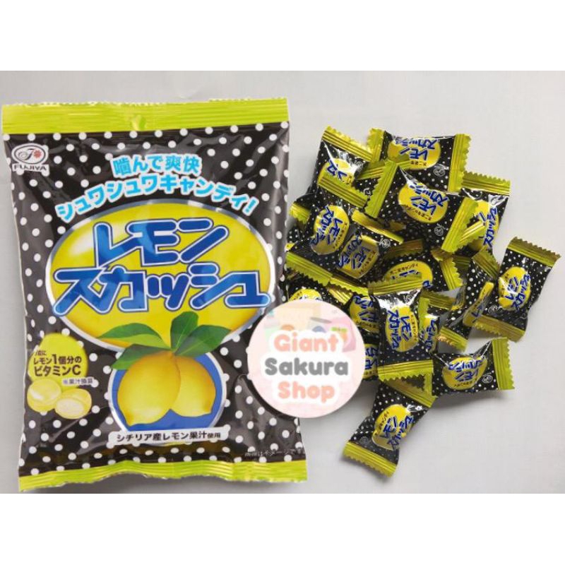 Jual Fujiya Lemon Squash Candy / permen jepang / permen / permen impor ...