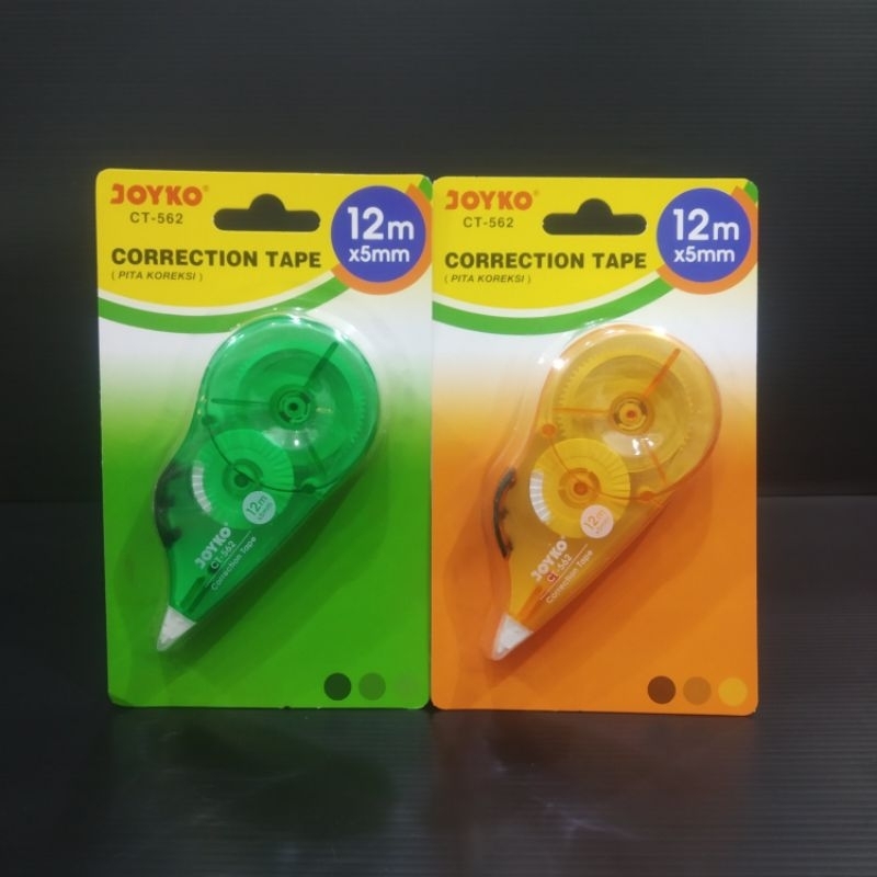 Jual JOYKO CORRECTION TAPE / PITA KOREKSI CT-562 12M X 5MM | Shopee ...