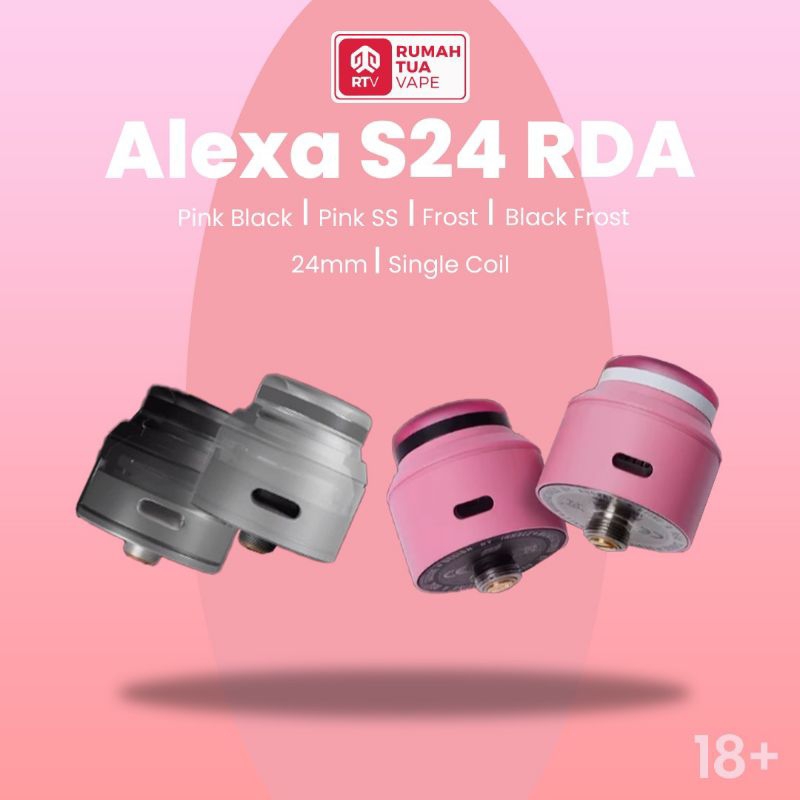 Jual ALEXA S24 RDA AUTHENTIC 100℅ GUARANTEE BY INHALE | Shopee Indonesia