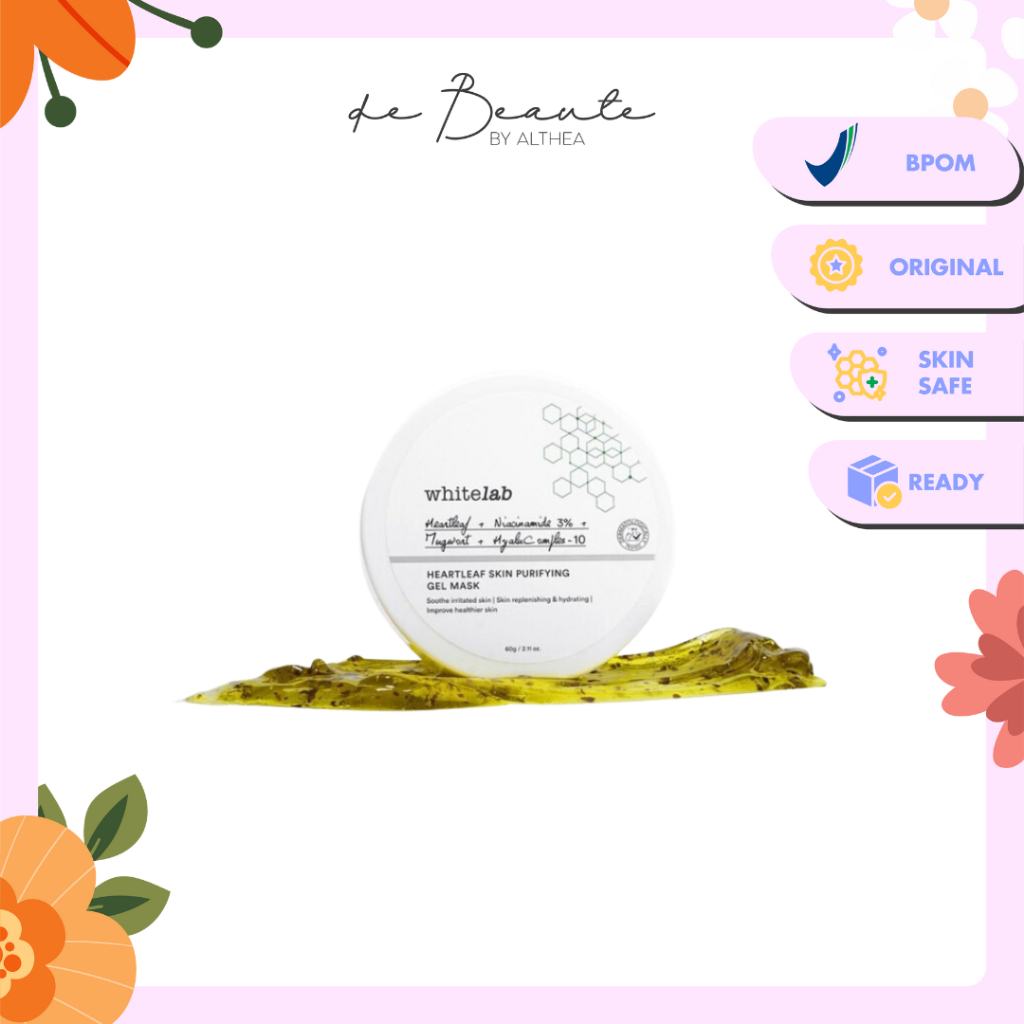 Jual Whitelab Heartleaf Skin Purifying Gel Mask 60gr | Shopee Indonesia