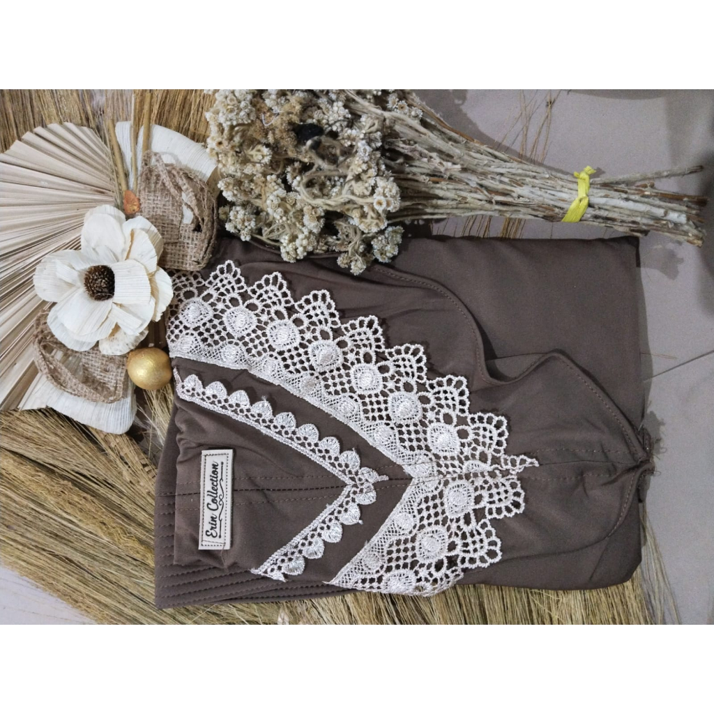 Jual JILBAB INSTAN JESEY/JILBAB RENDA INSTAN /JILBAB RENDA MEWAH ERIN ...