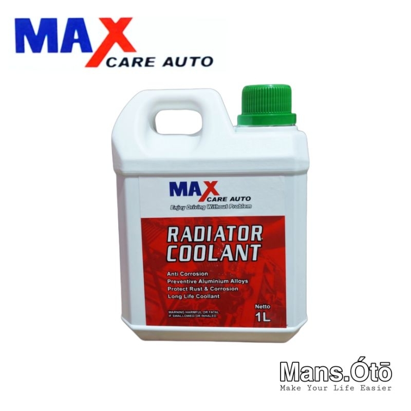 Jual AIR RADIATOR COOLANT MAX CARE AUTO 1 LITER | Shopee Indonesia