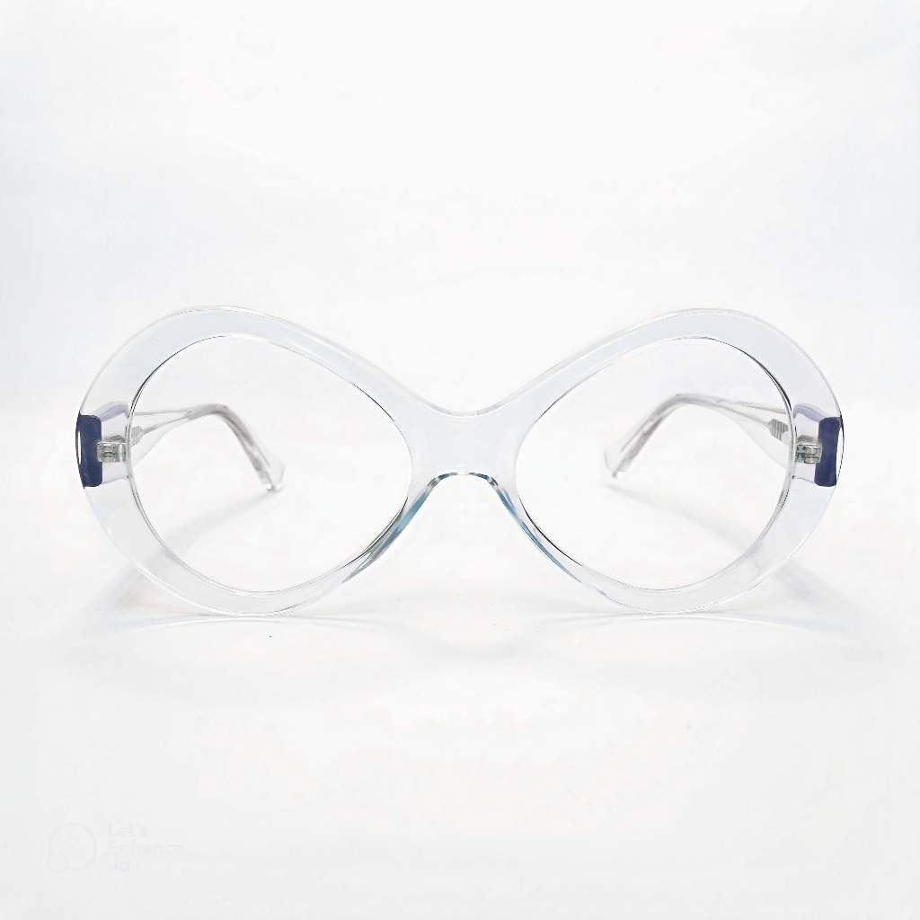 Jual Frame Kacamata Oval TOAD - Mantis Crystal Clear | Shopee Indonesia