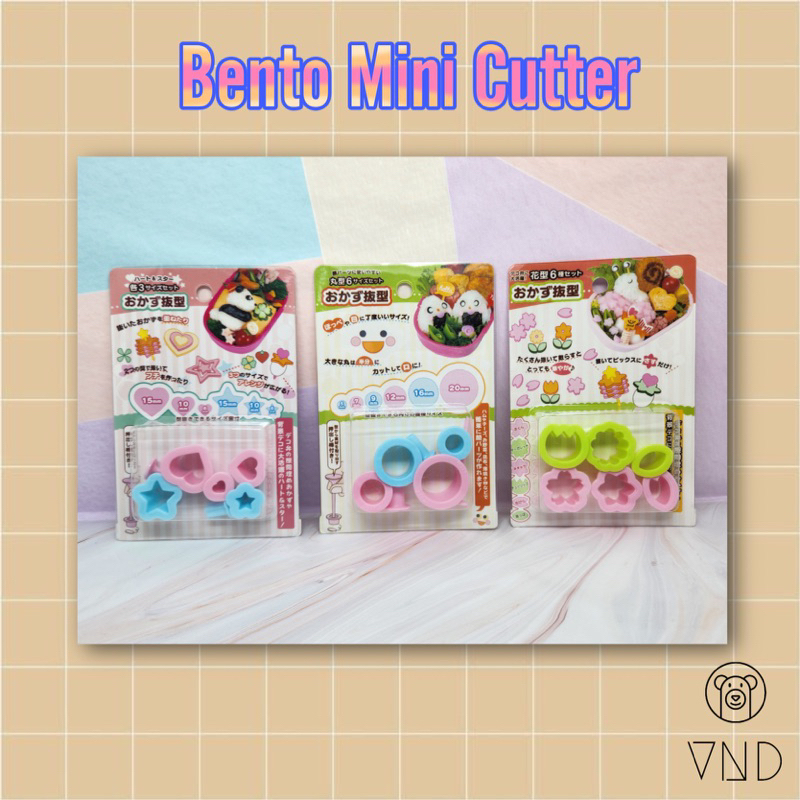 Jual Mini Bento Cutter/ Hiasan Bekal/ Bento Karakter ORI Japan | Shopee ...