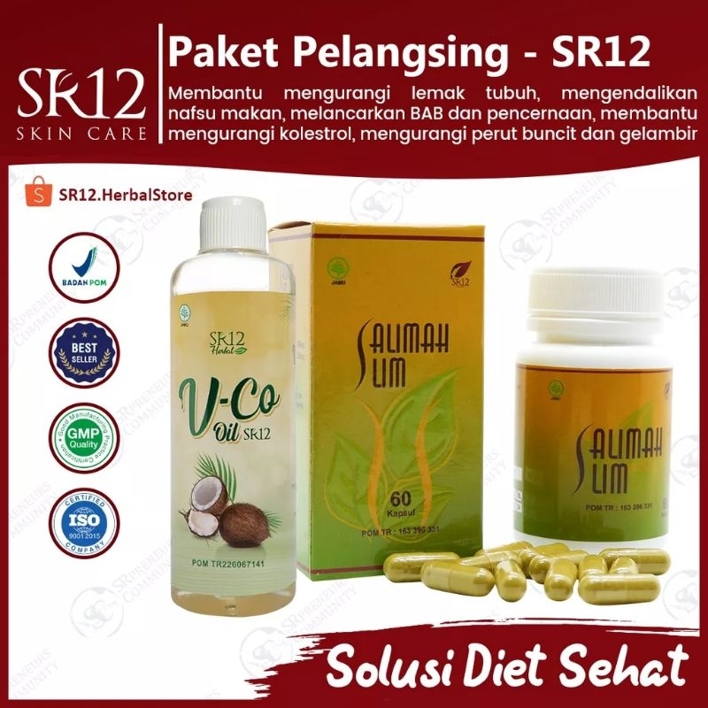 Jual SR12 Paket Pelakor SR12 / Peluntur Lemak Kotor / Salimah Slim ...