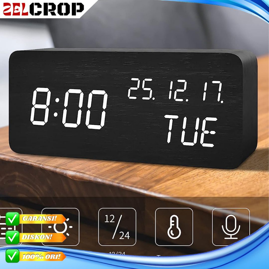 Jual Jam Meja Led Digital Beker Alarm Weker Aesthetic Kamar Tidur ...