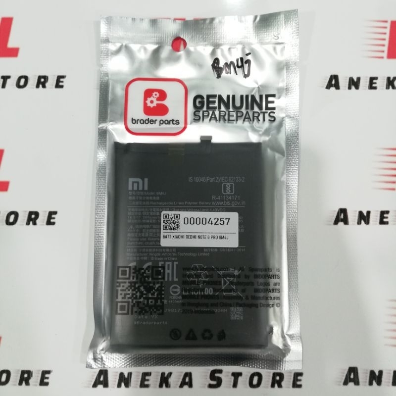 Jual BATTERY XIAOMI BM4J / REDMI NOTE 8 PRO / BATERAI / BATRE / BATT ...