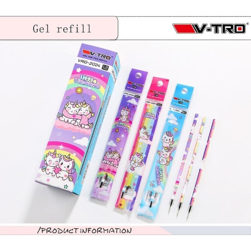 Jual Dalingshop [Per BOX / 20 BH] Refill Gel Pen (20 Pcs) / Pulpen Gel ...