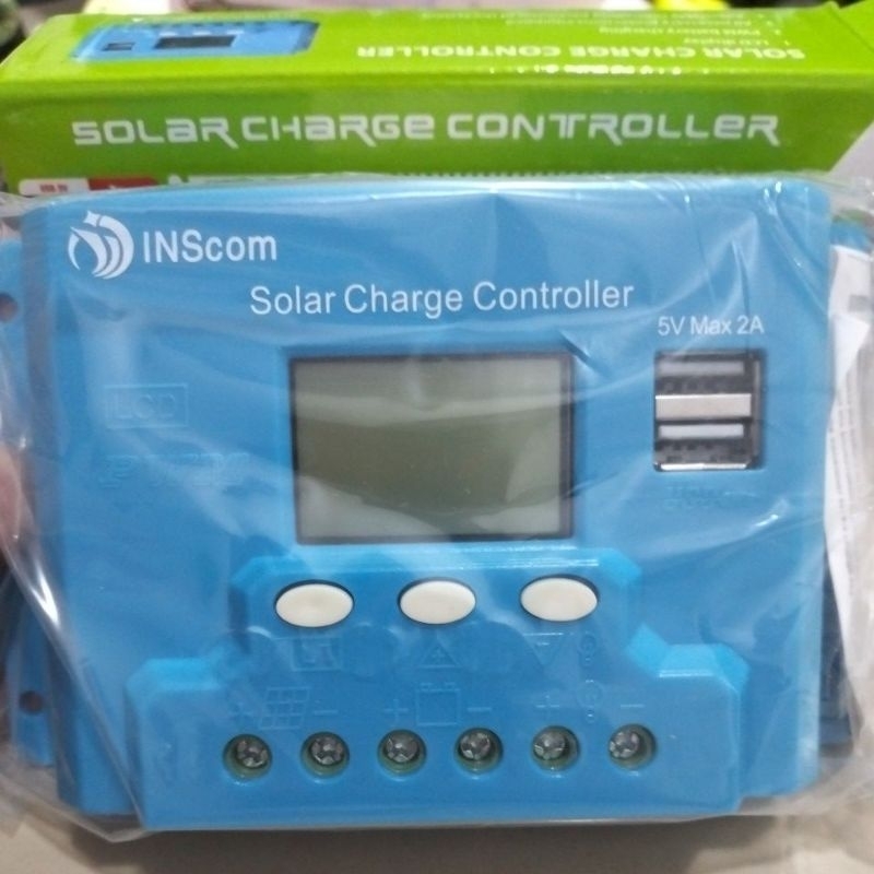 Jual SOLAR PANEL CHARGER CONTROLLER PANEL SURYA 12V 24V INTELIGENT PWM ...