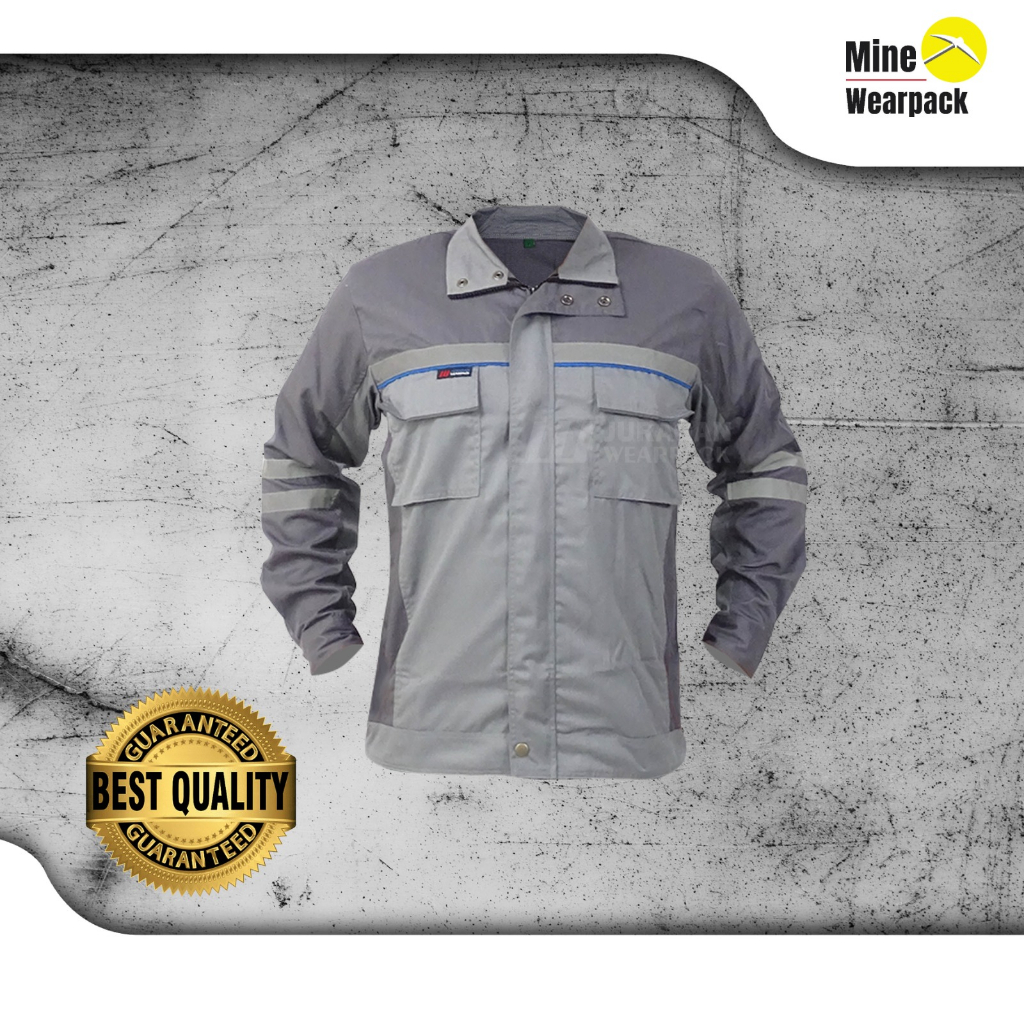 Jual Baju Wearpack Safety Semi Jaket Seragam Kerja Tambang Werpak Abu ...