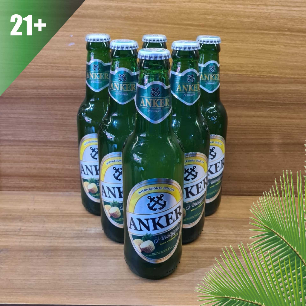 Jual Beer Anker Pineapple Pint Bir 330 ml X 6 Botol | Shopee Indonesia