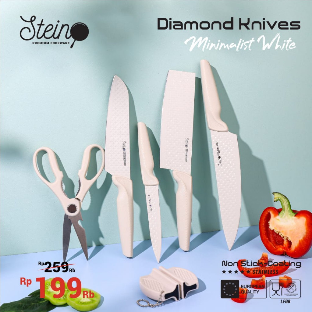 Jual steincookware Pisau set (pekanbaru) | Shopee Indonesia