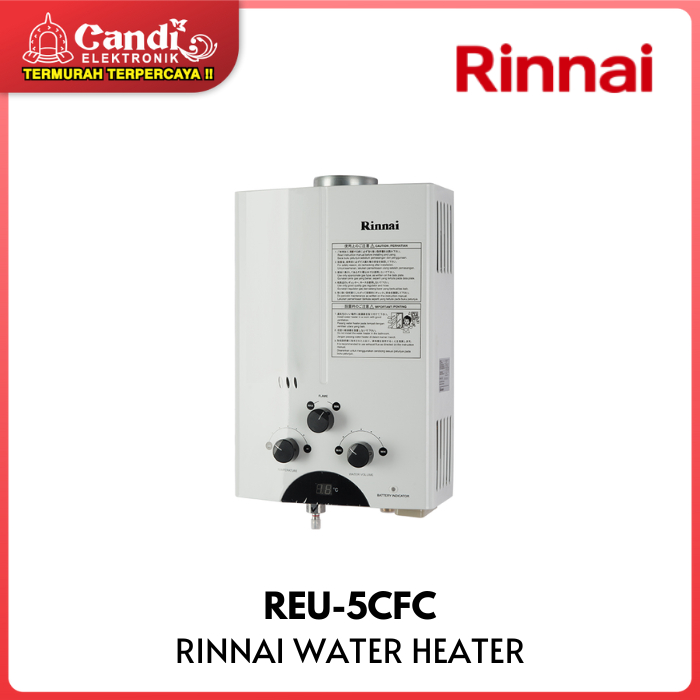 Jual RINNAI Water Heater Pemanas Air Gas Kapasitas 5 Liter REU-5CFC | Shopee Indonesia