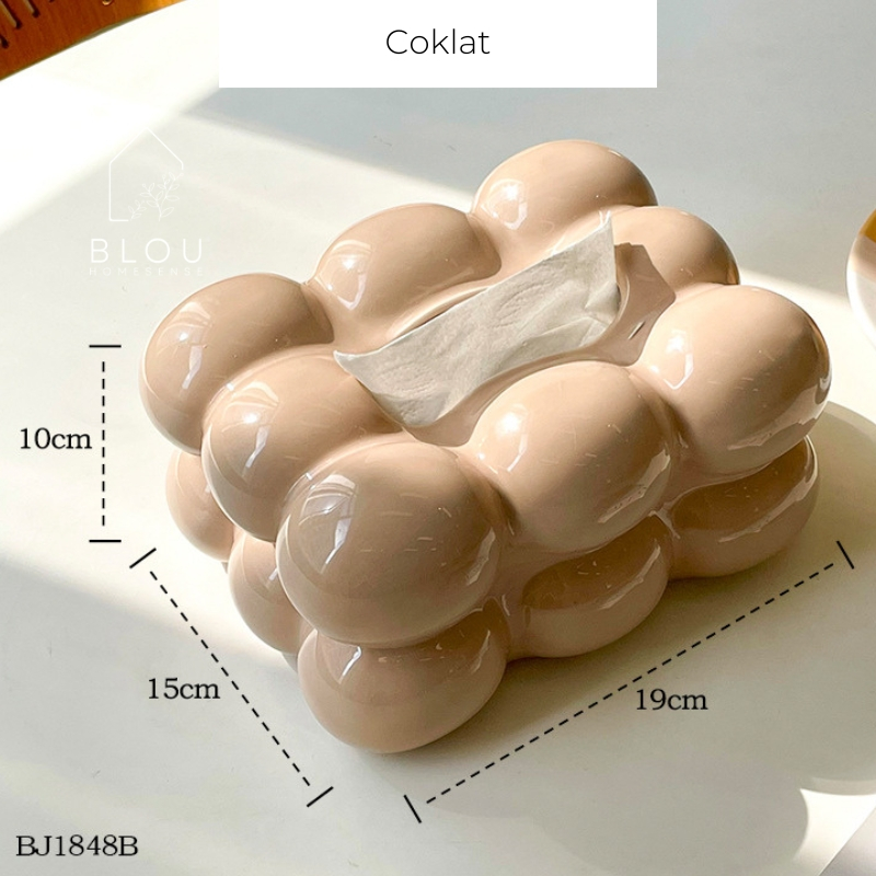 Jual Blou Tempat Tissue Unik Marshmallow Dekorasi Korean Style Tissue ...