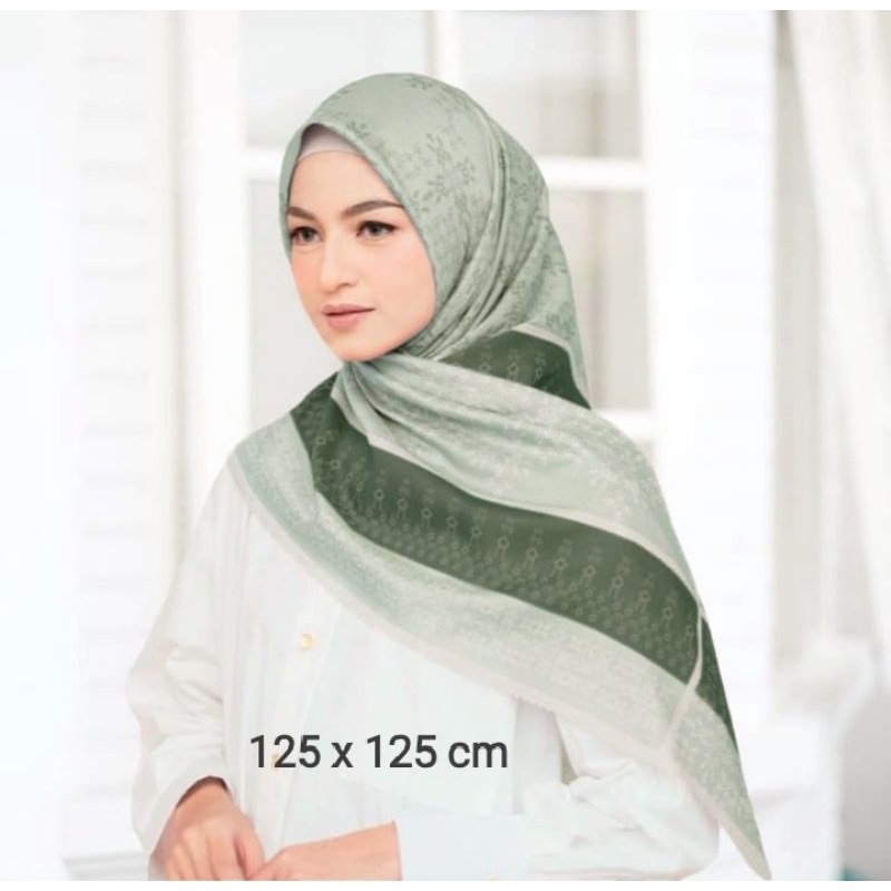 Jual SALE HIJAB / SYARI VIVANIAA SAGE / COD / KERUDUNG VOAL MOTIF / SEGI EMPAT VOAL / JILBAB ...
