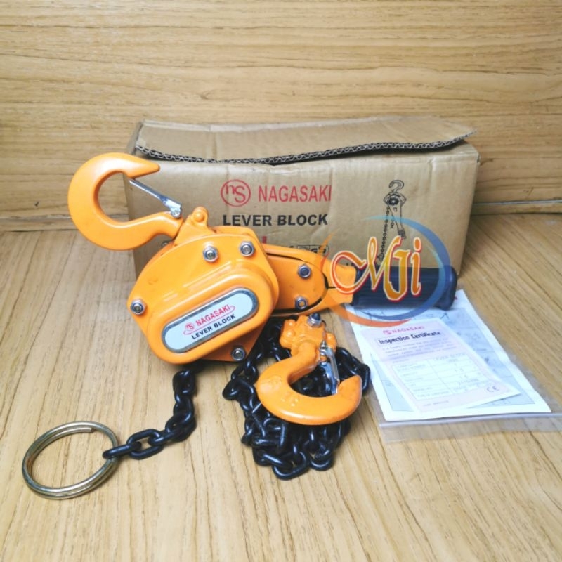 Jual Lever Block 3 Ton x 1.5 Meter Nagasaki lever hoist manual made in ...