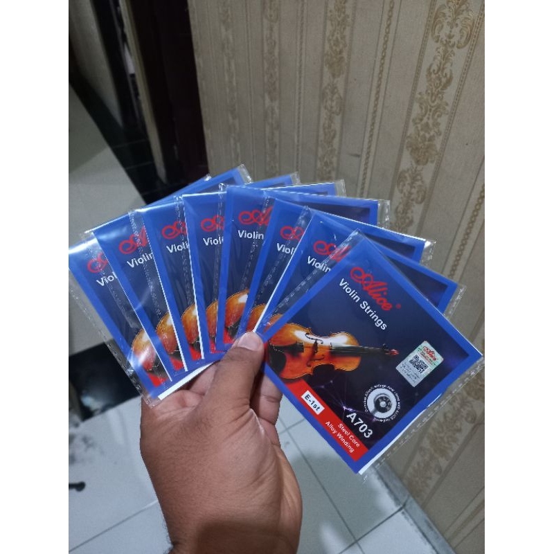 Jual SENAR BIOLA ECERAN ALICE A703 No.1 E SENAR VIOLIN STRINGS E NO 1 ...