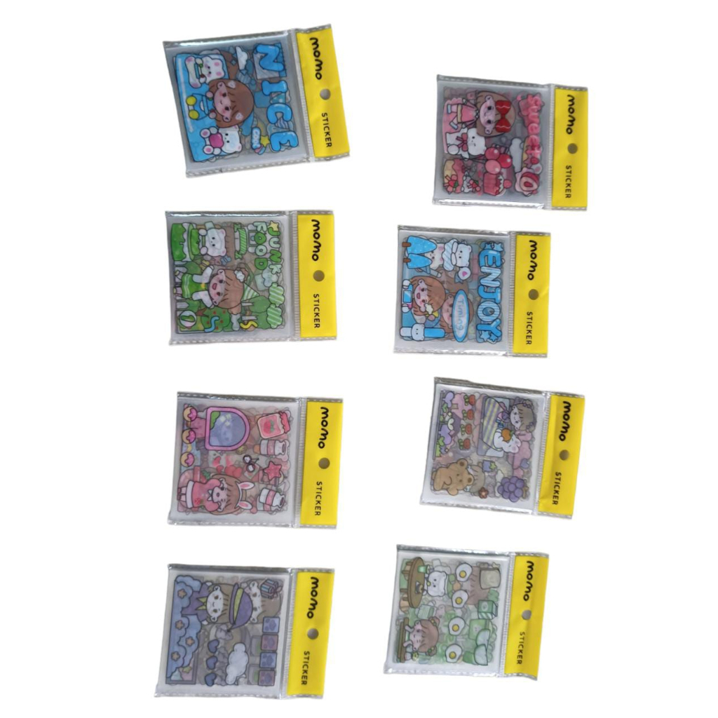 Jual STIKER KOREA MOMO LUCU ISI 20 LEMBAR / 1 PACK ISI 20 LEMBAR ...