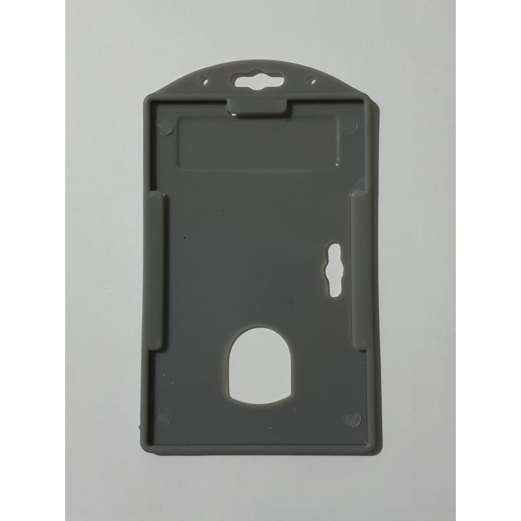 Jual ID Card Casing Case Holder Name Tag Plastik 1 Sisi satuan Hitam ...