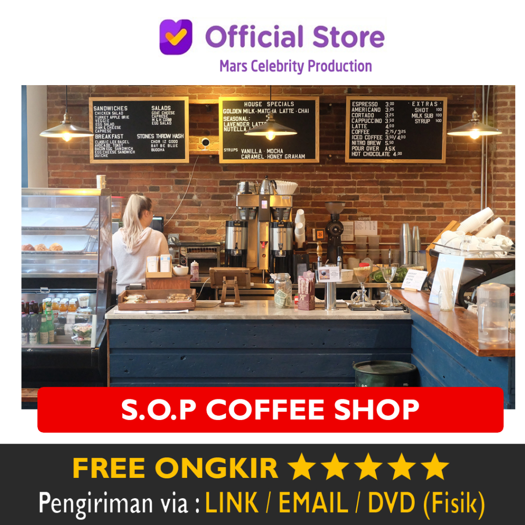 Jual SOP Coffee Shop Cafe Kafe Kedai Kopi Warung Warkop Manajemen SDM Pemasaran Usaha | Shopee ...