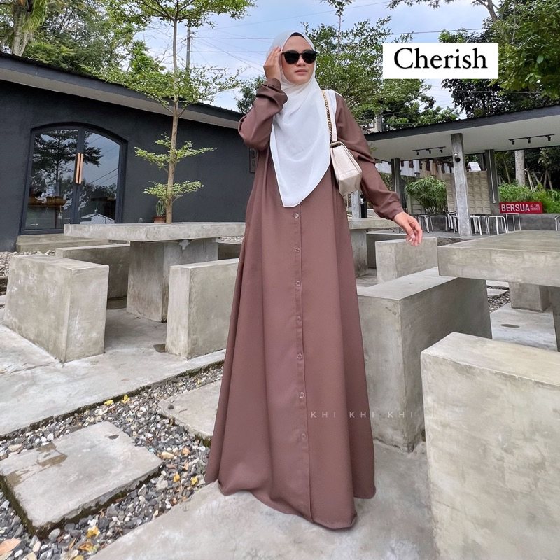 Jual LOCA DRESS GAMIS FULL KANCING | Premium Dress | Gamis Premium BIG ...