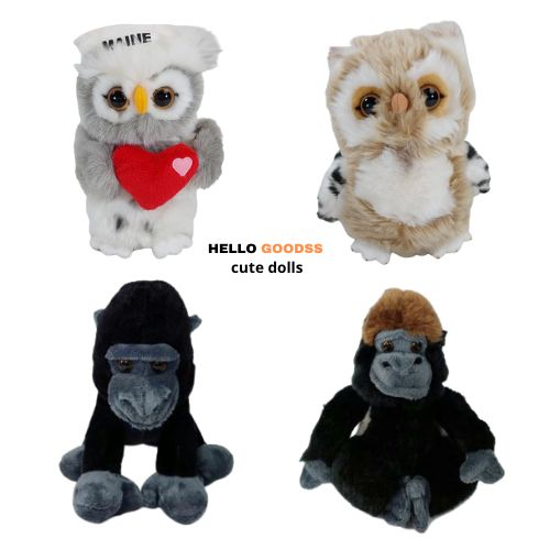 Jual BONEKA OWL HATI / OWL COKELAT MUDA / KINGKONG - UKURAN S ( COCOK ...