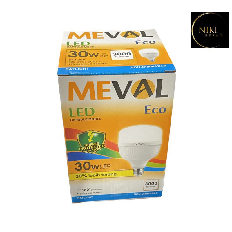 Jual Lampu LED Meval Kapsul ECO 30W | Shopee Indonesia