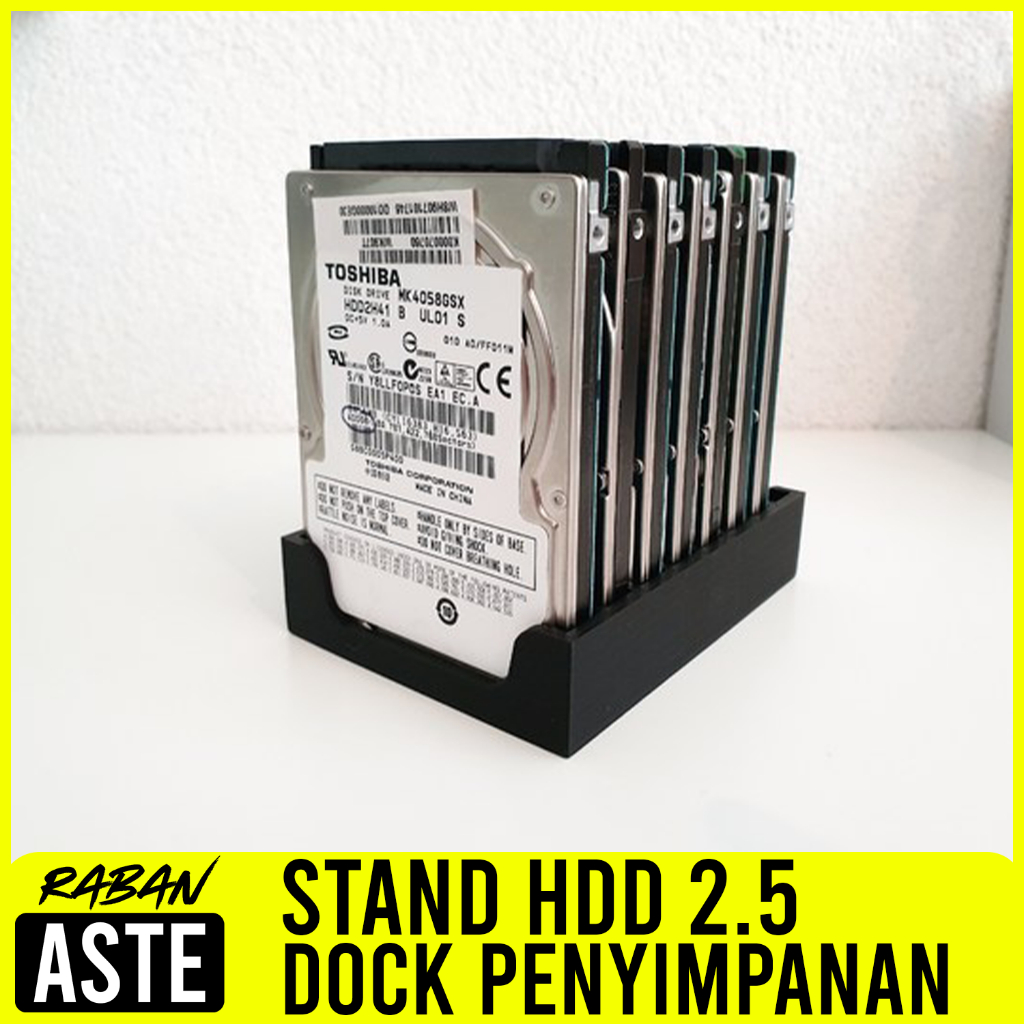 Jual Tempat Penyimpanan HDD 2.5 inch HDD Stand Dock Holder 2.5" 10 slot ...