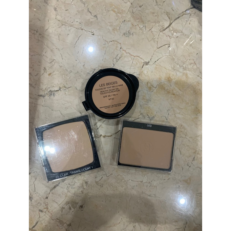 Jual chanel compact powder and les beiges foundation | Shopee Indonesia