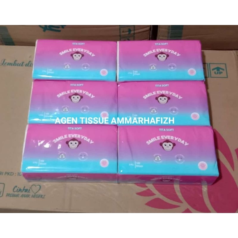 Jual PROMO Tisu Tita Soft 180 Sheet / 2 Ply, Tissue Facial [1 Ball ...