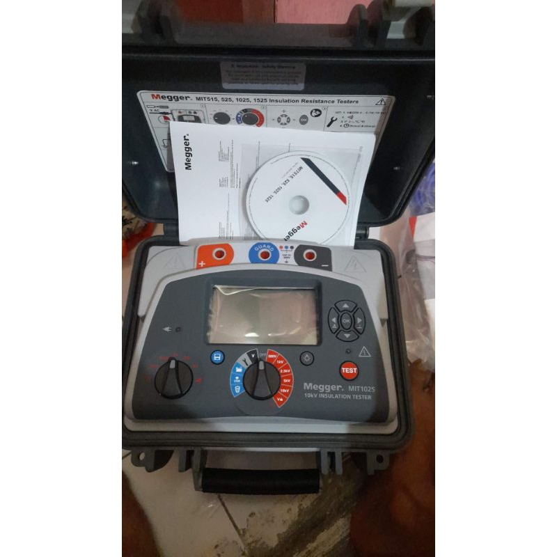 Jual megger mit1025 high voltage 10kv insulation tester no fluke 1555 ...