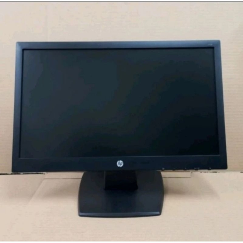 Jual Monitor Led Hp 19 Inch WideScreen Normal Dan Bergaransi | Shopee ...